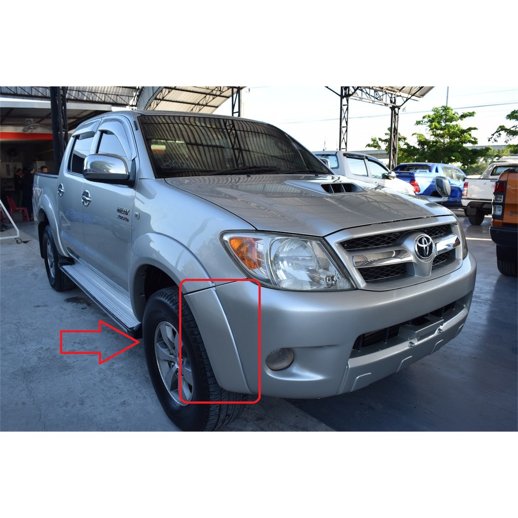 TOYOTA HILUX VIGO 2005 2010 KUN25 ONLY BUMPER SIDE SKIRT COVER FRONT ...