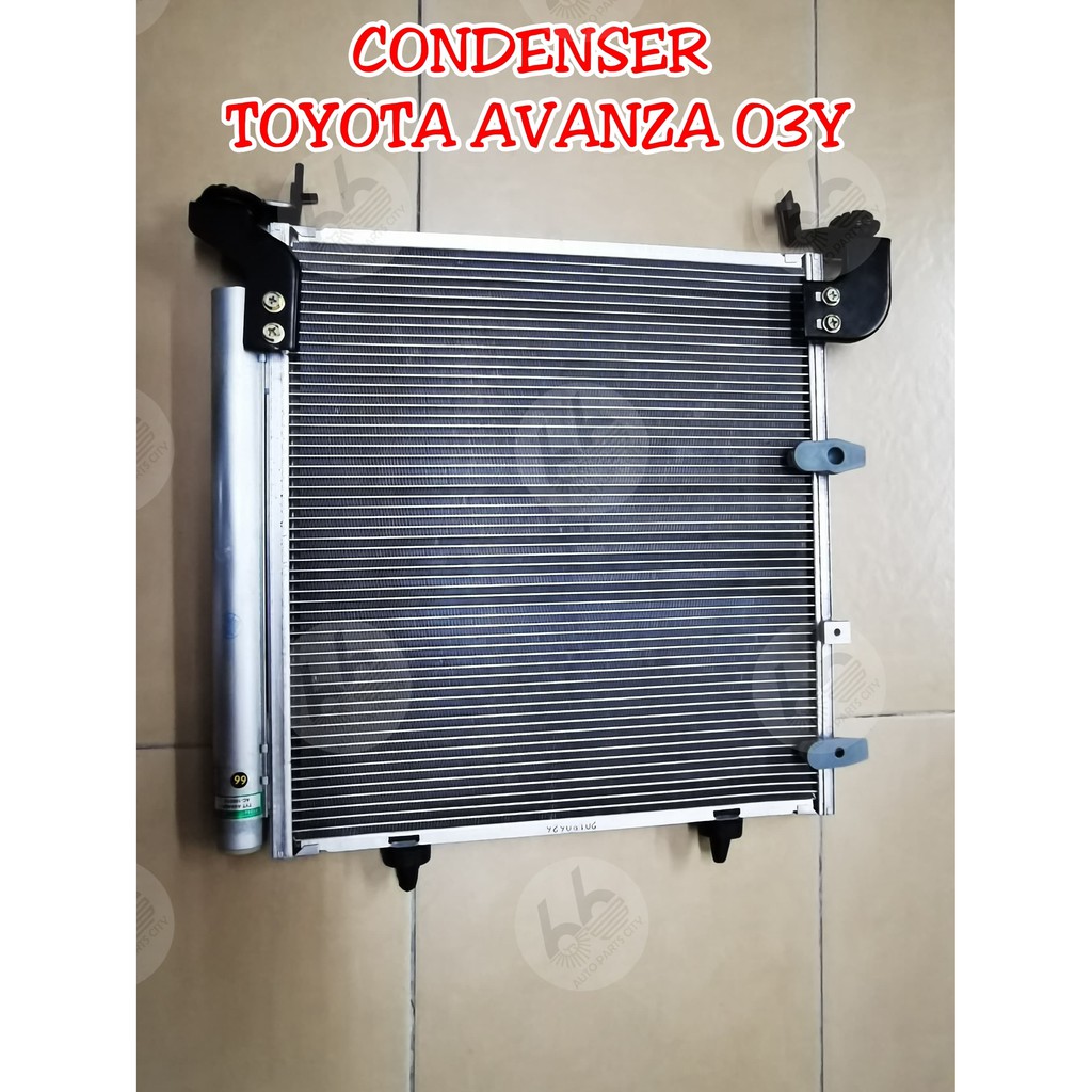 CONDENSER TOYOTA AVANZA 03Y OLD 5MM (MPF) | Shopee Malaysia