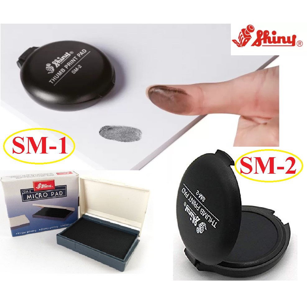 Shiny SM-1 Thumb Finger Micro Stamp Pad (Shiny SM-1 Chop Jari Stamp Pad ...