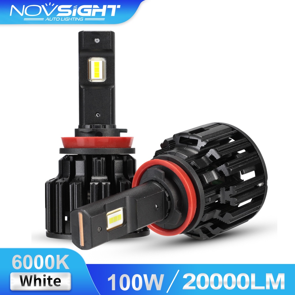 Novsight H7 F06 Car LED Headlight 100W 20000LM 6000K | Shopee Malaysia