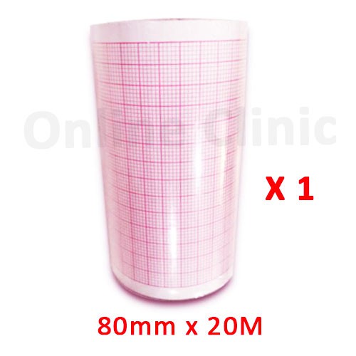80mm x 20M - 1 rolls ECG paper ( 3 Channel ) | Shopee Malaysia