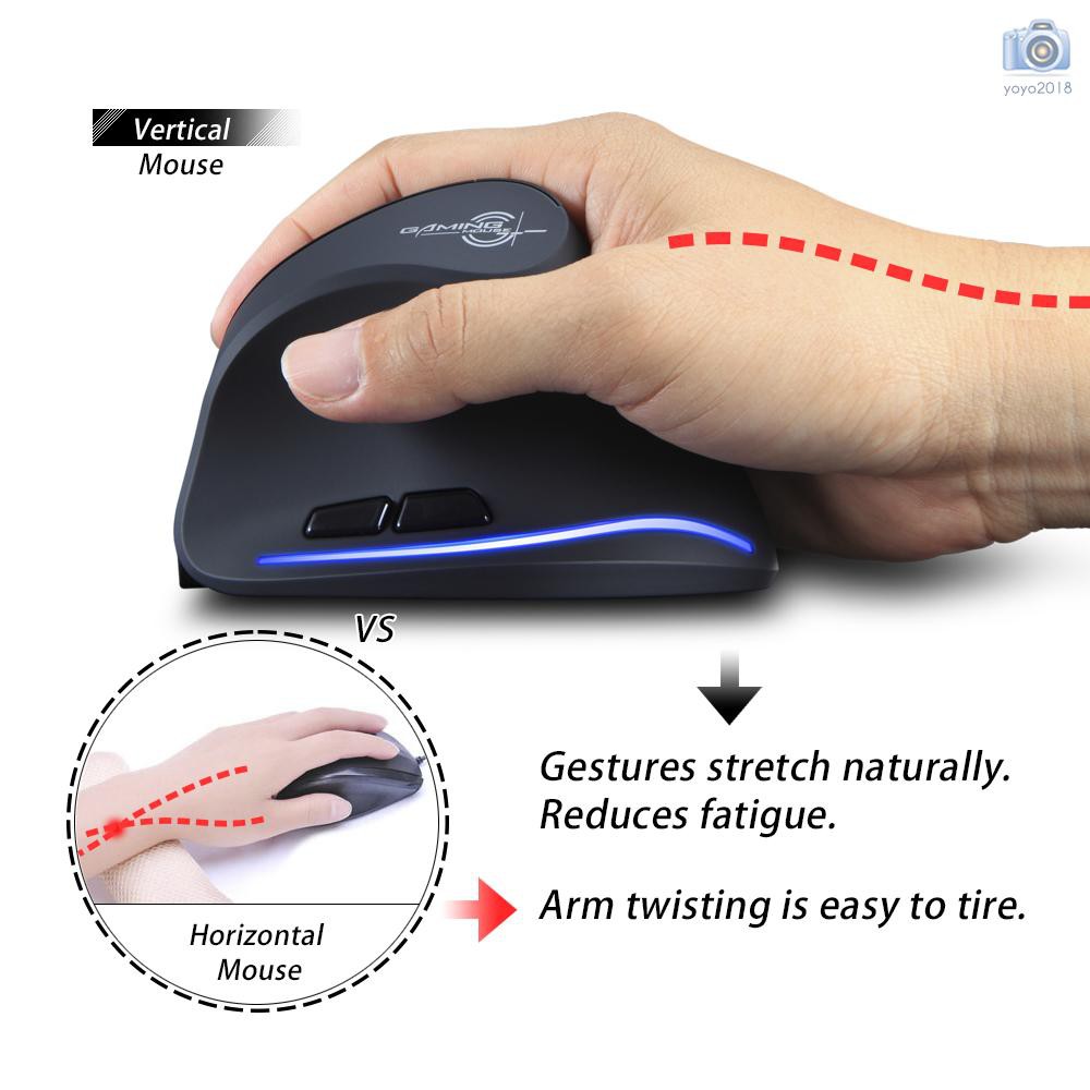 👍👍F-35 Mouse Wireless Vertical Mouse Ergonomic Rechargeable 2400 DPI ...