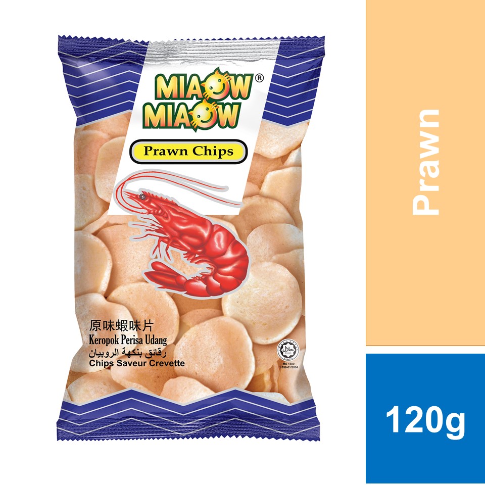 Miaow Miaow Prawn Chips 120g | Shopee Malaysia