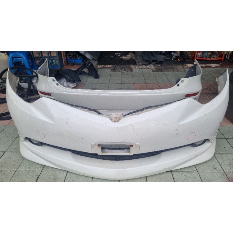 toyota estima acr50 acr55 prefacelift bumper with lip skirting 2007yr ...