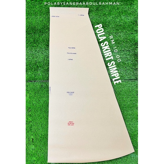 Pola Skirt Simple { Free Saiz } | Shopee Malaysia