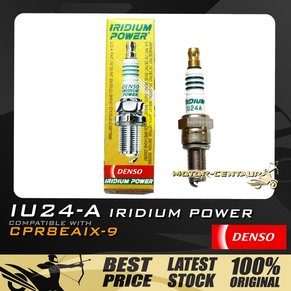 PALAM PENCUCUH DENSO IRIDIUM SPARK PLUG IU24 (CPR8EIX-9, UR2CII30 ...