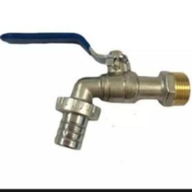 [READY STOCK] 2 PCS BRASS BALL VALVE BIB TAP (FOR GARDEN TAP AND ...