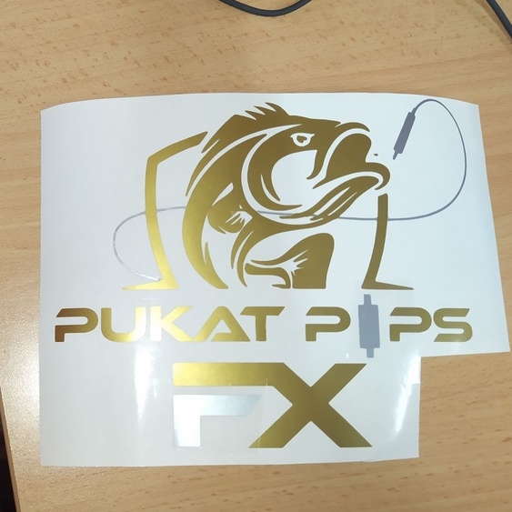 sticker pukat logo custome | Shopee Malaysia