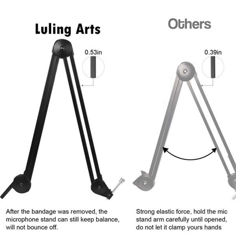 Upgraded Mic Stand Compatible with Blue Yeti Snowball Blue Yeti Nano ...