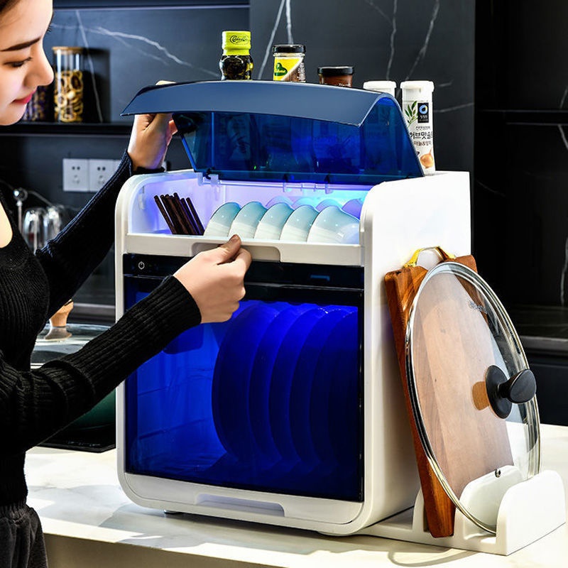 New Ultraviolet Disinfection Cupboard Kitchen Dish Rack Drain Rack ...