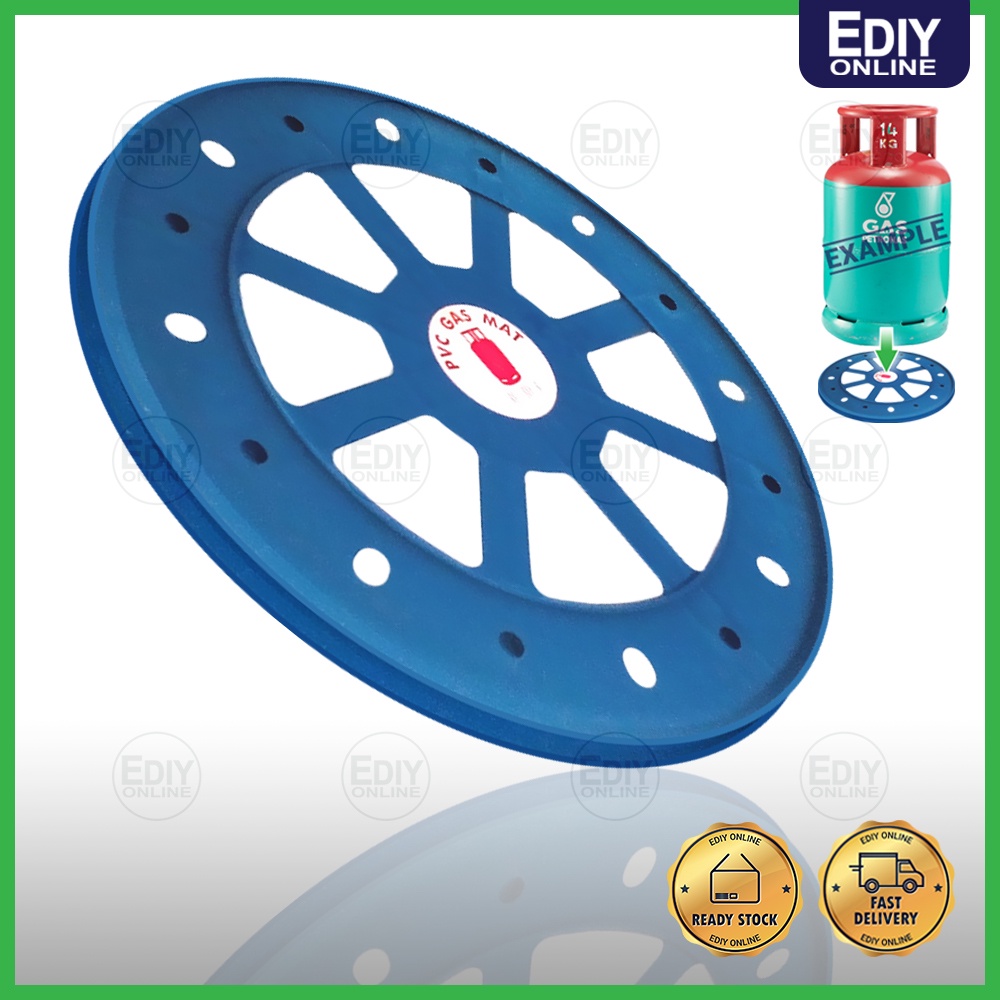 PVC GAS TANK STAND CYLINDER PROTECTOR MAT BASE NO ROLLER TONG MOVER ...