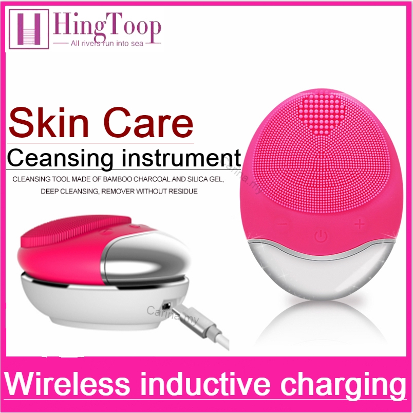 Multi-Functional Silicone electric cleansing instrument facial cleanser ...