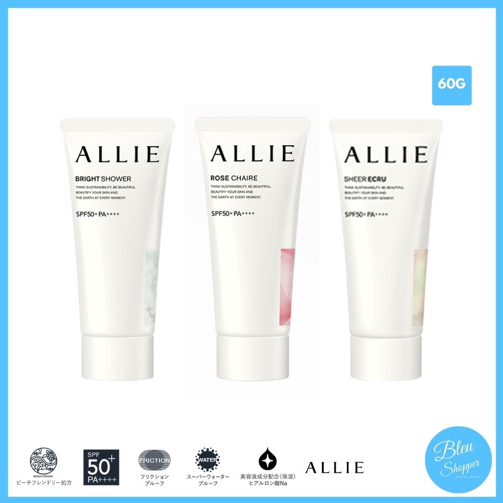 ALLIE by KANEBO Chrono Beauty Tone Up UV Sunscreen for Face & Body SPF50+ PA++++ [60G] | Shopee ...