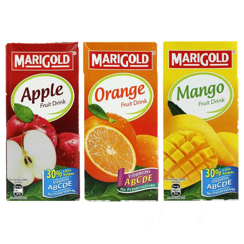 Marigold UHT Fruit Drink Apple / Orange / Mango 1L | Shopee Malaysia