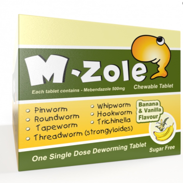 M-Zole Chewable Tablet 1's (Banana & Vanilla Flavour) | Shopee Malaysia