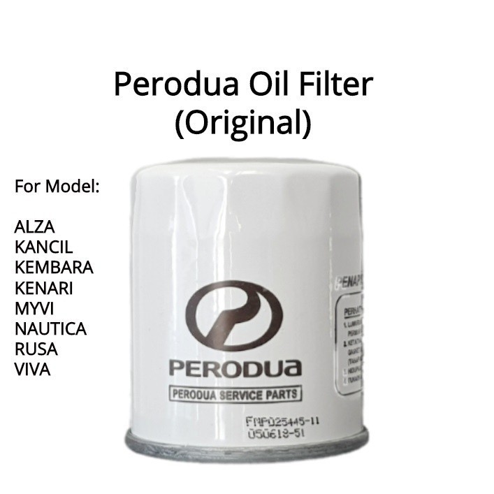 Perodua oil filter - myvi / alza / viva / kenari / kelisa / kancil ...