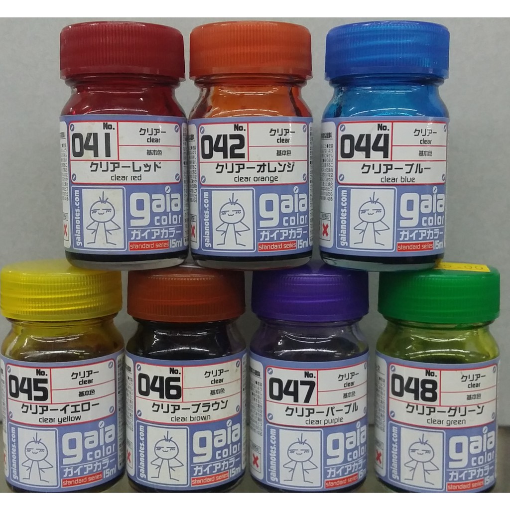 GAIANOTES - GAIA CLEAR COLOR SERIES ( 15ml ) | Shopee Malaysia