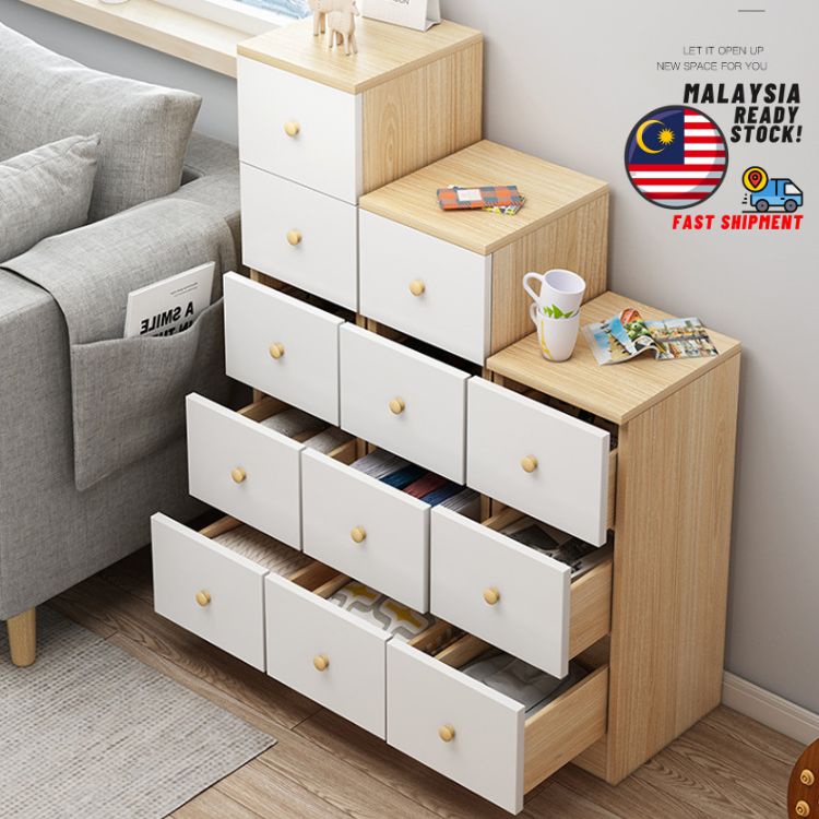 ROAM 3/4/5 Tiers Slim Design Side Cabinet Sideboard Corner Storage ...