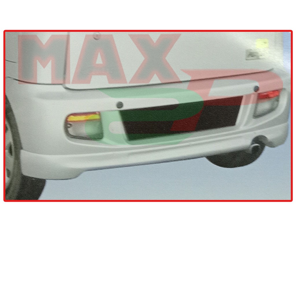 Perodua Kenari Rear Back Skirt Sporty Style Lower Lip Spoiler ...