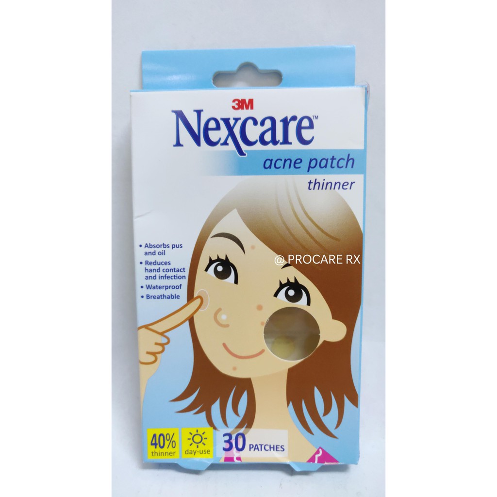 3M Nexcare Acne Patch (Thinner) 30 patches (EXP 14/03/23) | Shopee Malaysia