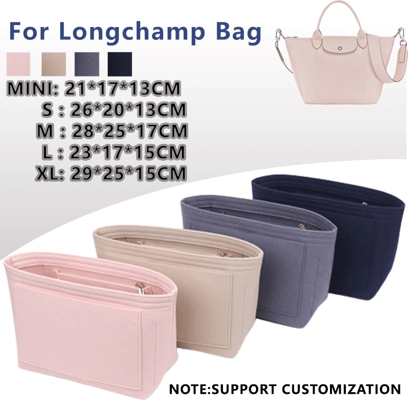 Felt Insert Bag Fits for Longchamp LE PLIAGE Tote Bag Organizer 内胆 ...