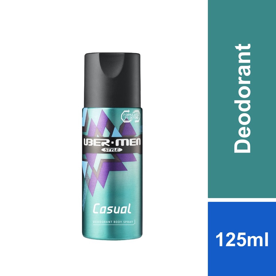 UBERMEN Style Deo Bodyspray Casual 125ml | Shopee Malaysia