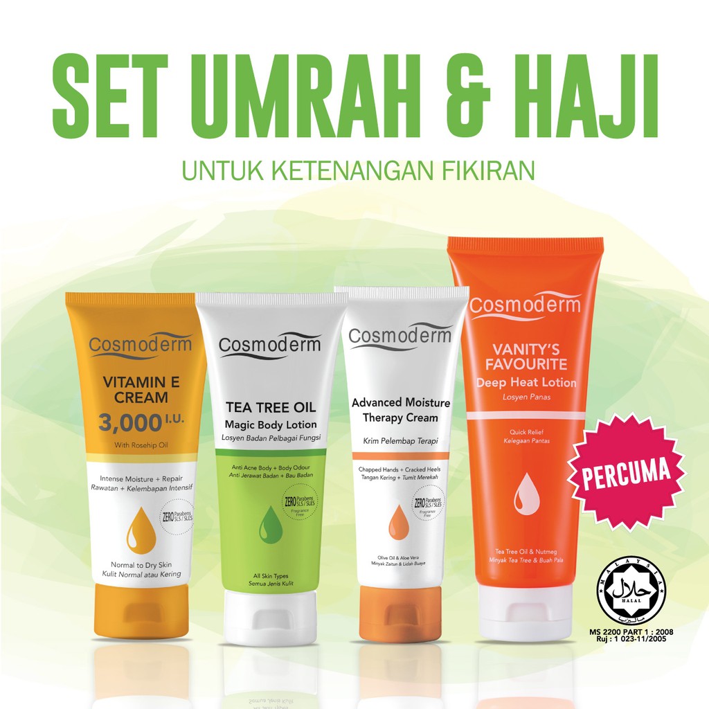 Cosmoderm Set Umrah & Haji | Shopee Malaysia