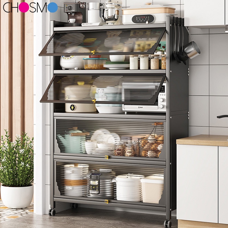 Dapur Kabinet Rak Dapur Kitchen Cabinet Microwave Oven Rack Multi-layer ...