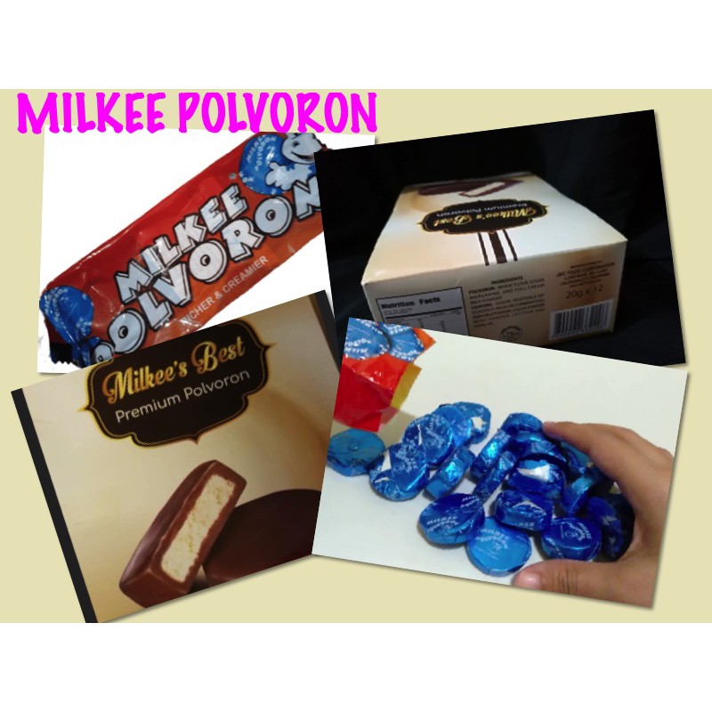 MILKEE'S BEST PREMIUM POLVORON 12pcs/box Choco- coated and MILKEE ...