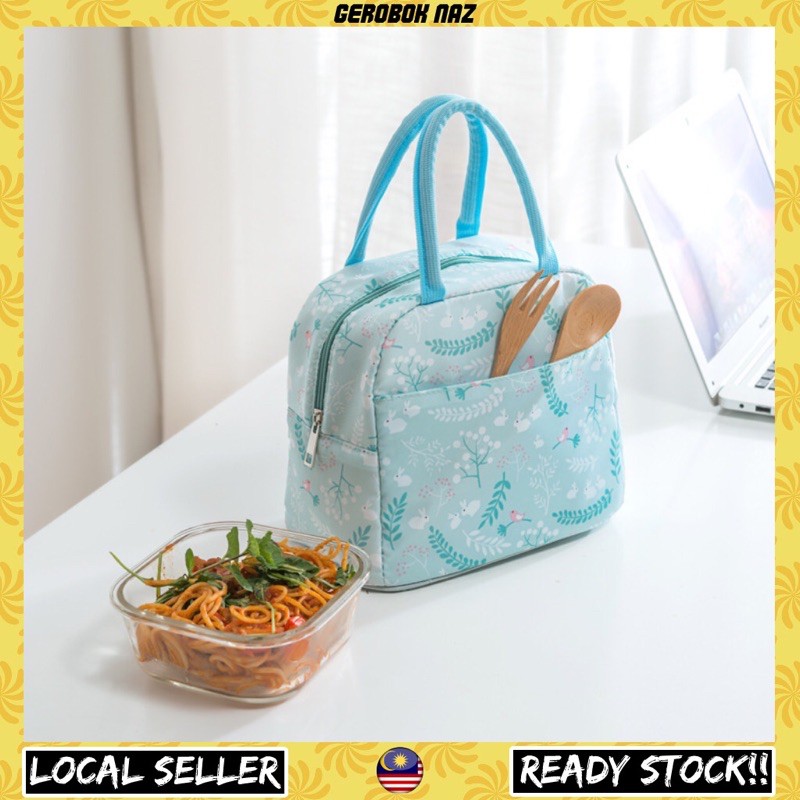 [READY STOCK] Mini thermal portable lunch bag Beg bekal makanan Mudah ...