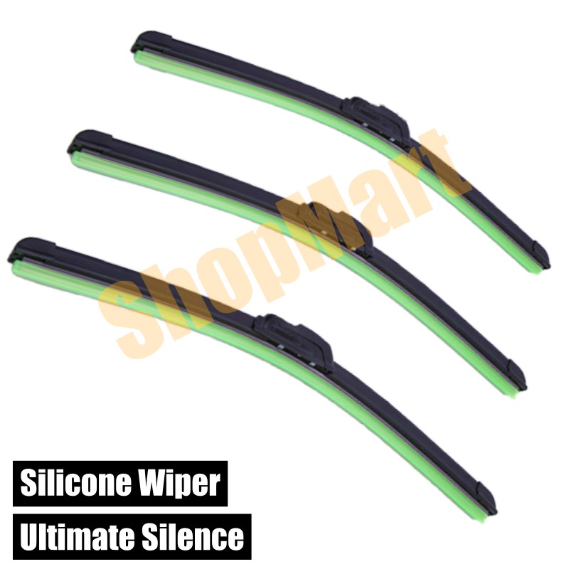 Car Premium Boneless Silicone Wiper Car Wiper Soft Silicone Wiper Proton Perodua Toyota Honda ...