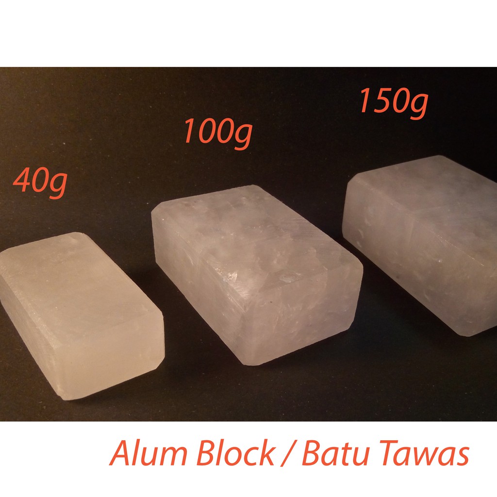Alum Stone / Batu Tawas for Traditional Deodorant and After Shaving ...