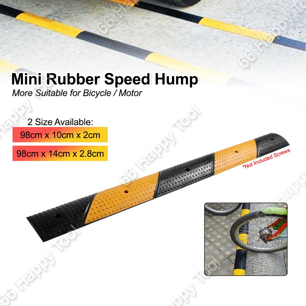 Safety Mini Rubber Speed Hump Durable Bump Small/Medium 2Size 98cm ...