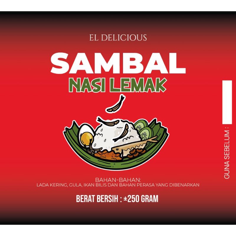 El Delicious Sambal Nasi Lemak | Shopee Malaysia