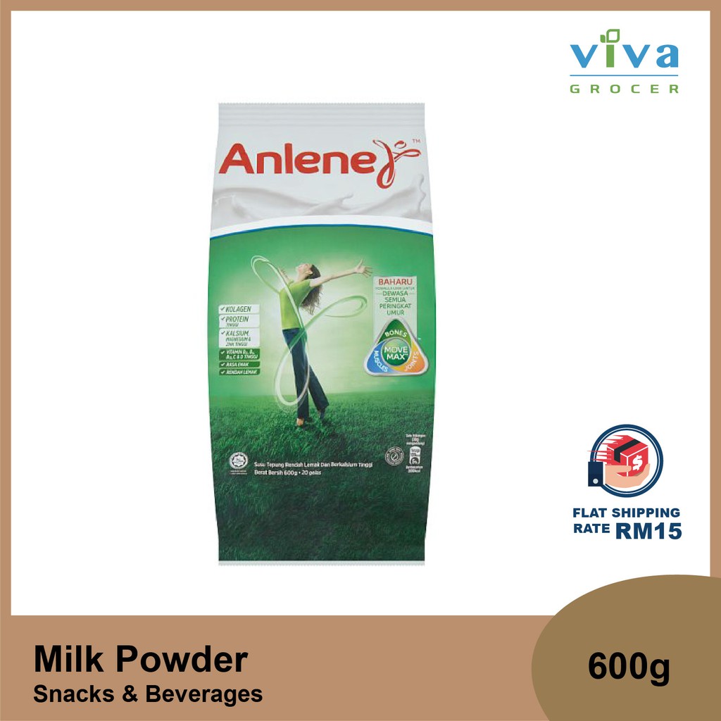 Anlene Milk Powder Regular 600g | Shopee Malaysia