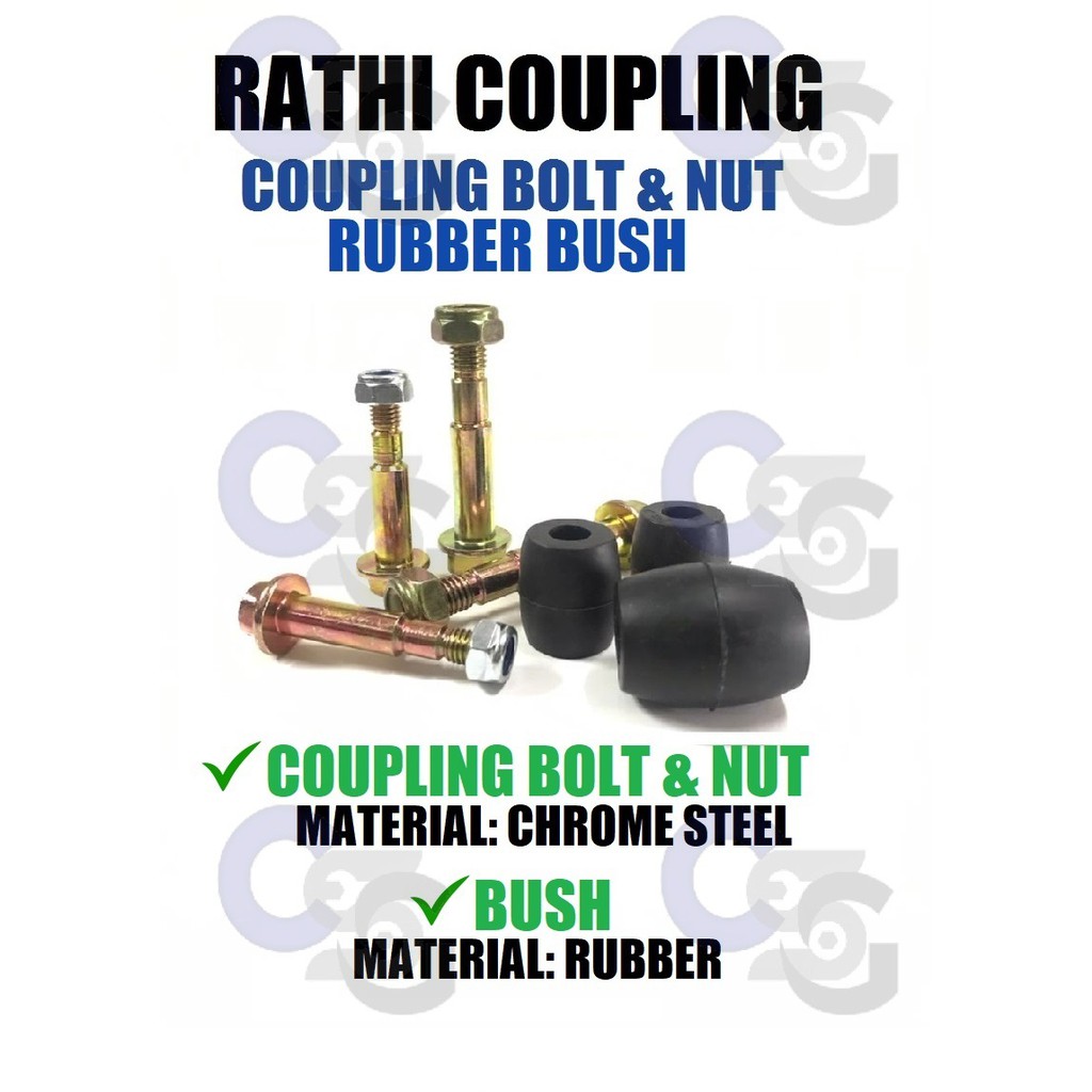 RATHI MOTOR COUPLING & RUBBER BUSH READY STOCK | Shopee Malaysia