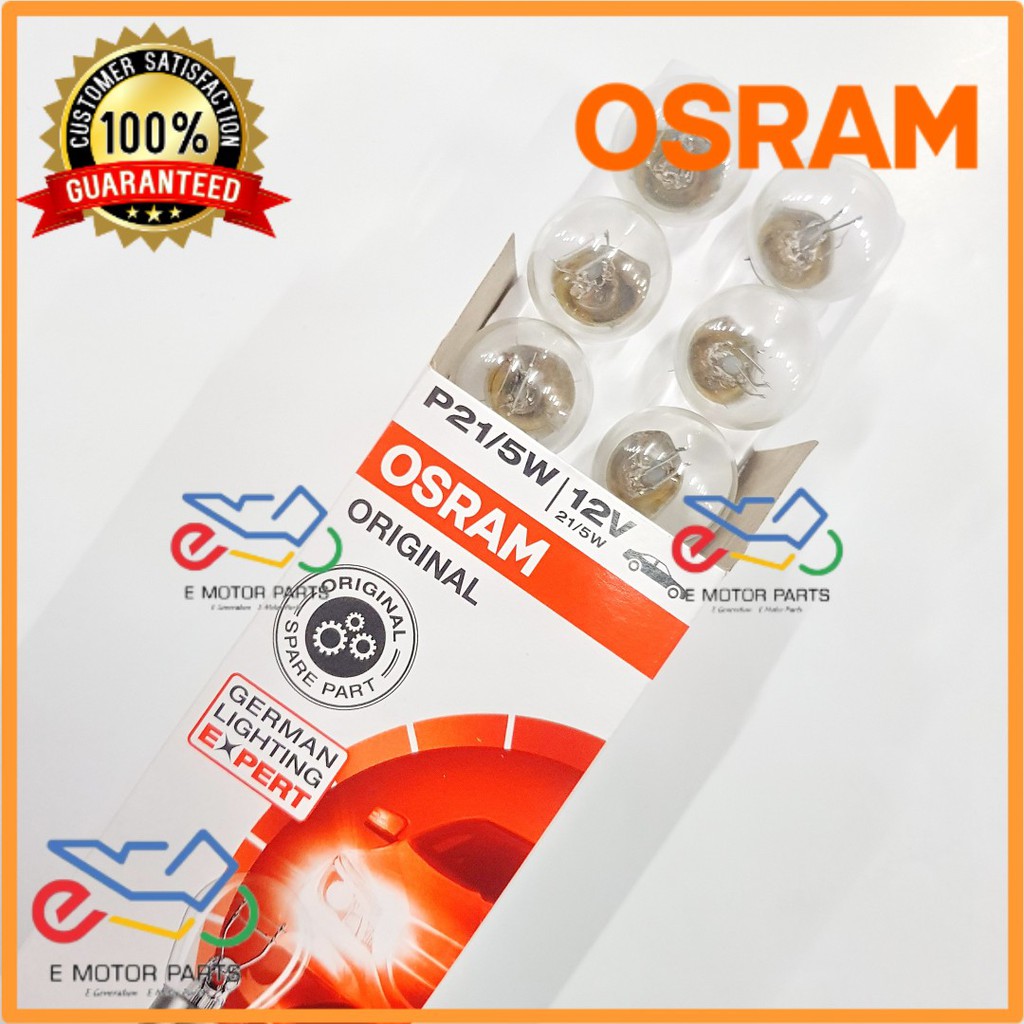 [10PCS] OSRAM 7528 12V 21/5W 1016 TAILLIGHT BULB INCANDESCENT BULB REAR ...
