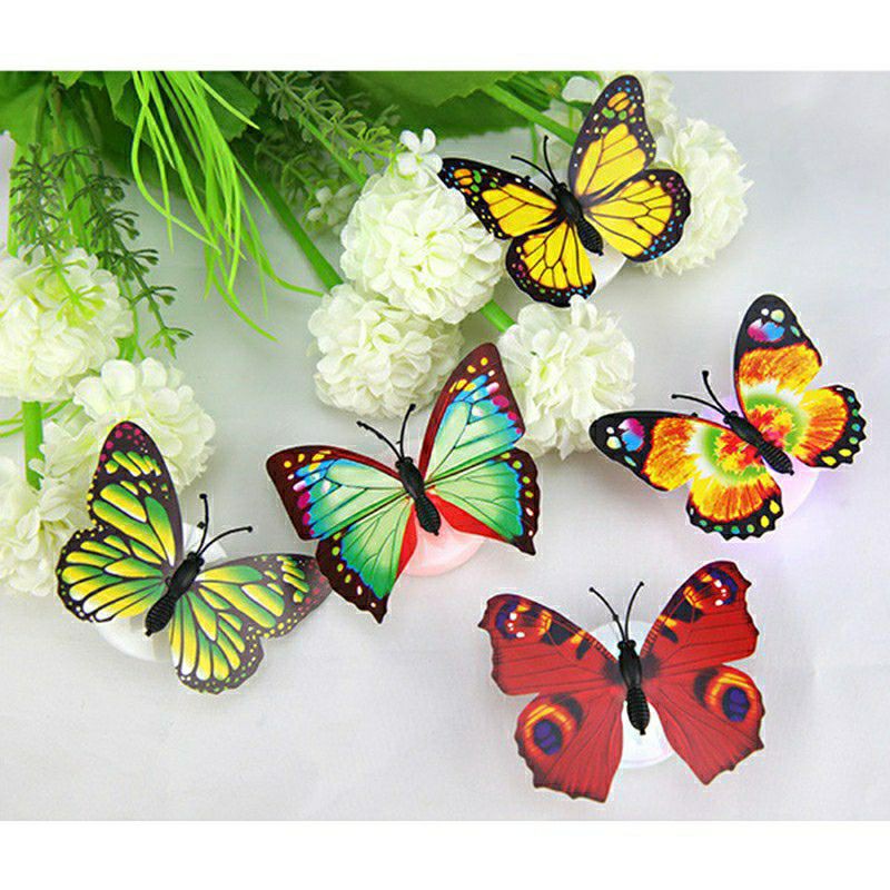 butterfly led (1pcs)/ lampu rama-rama hiasan dinding | Shopee Malaysia