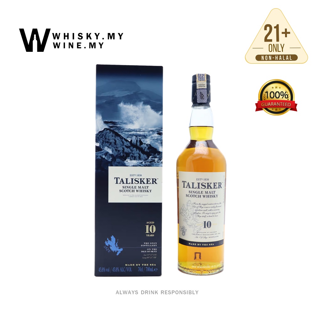 TALISKER 10-Year-Old Single Malt Scotch Whisky (700ml) | Shopee Malaysia
