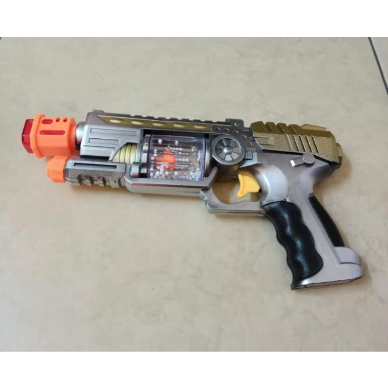 NEW TOY BATTERY OPERATED GUN WITH FLASHING LIGHT & SOUND | Shopee Malaysia