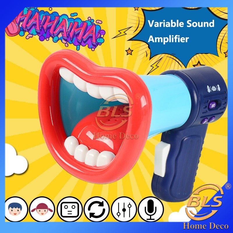 Big Lip Megaphone Loudspeaker Toy Multi Voice Changer Creative Funny ...