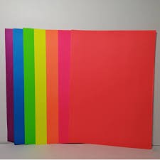 A4 Fluorescent colour A4 sticker Paper/ Stiker warna striking A4 saiz ...