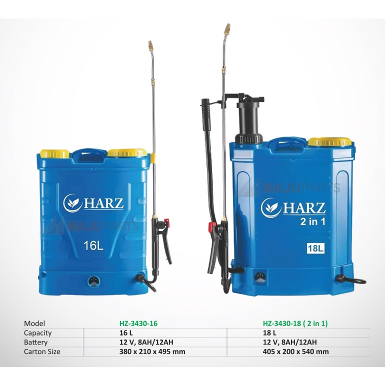 HARZ Battery Pump Racun / OGAWA Battery Pump Racun / Pam Racun Bateri ...