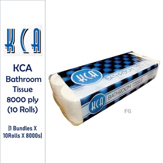 KCA 3ply Bathroom Tissue 1 Bundles X10Rolls x 8000 sheets (Toilet Paper ...
