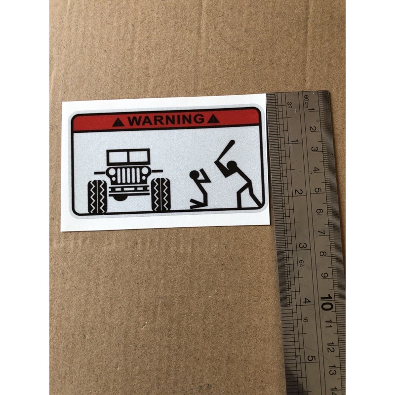 stiker body reflect jeep warning | Shopee Malaysia