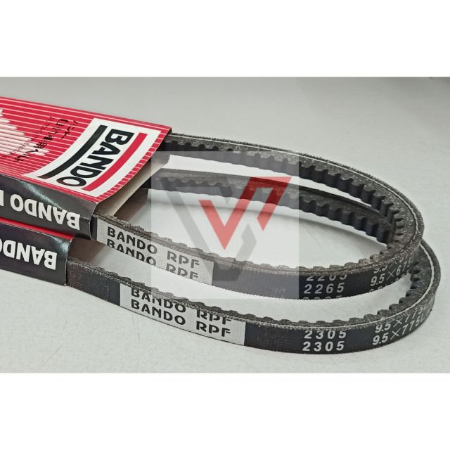 BANDO BELTING / FAN BELT ALTERNATOR & AIR COND 2265(9.5x675) / 2305(9 ...