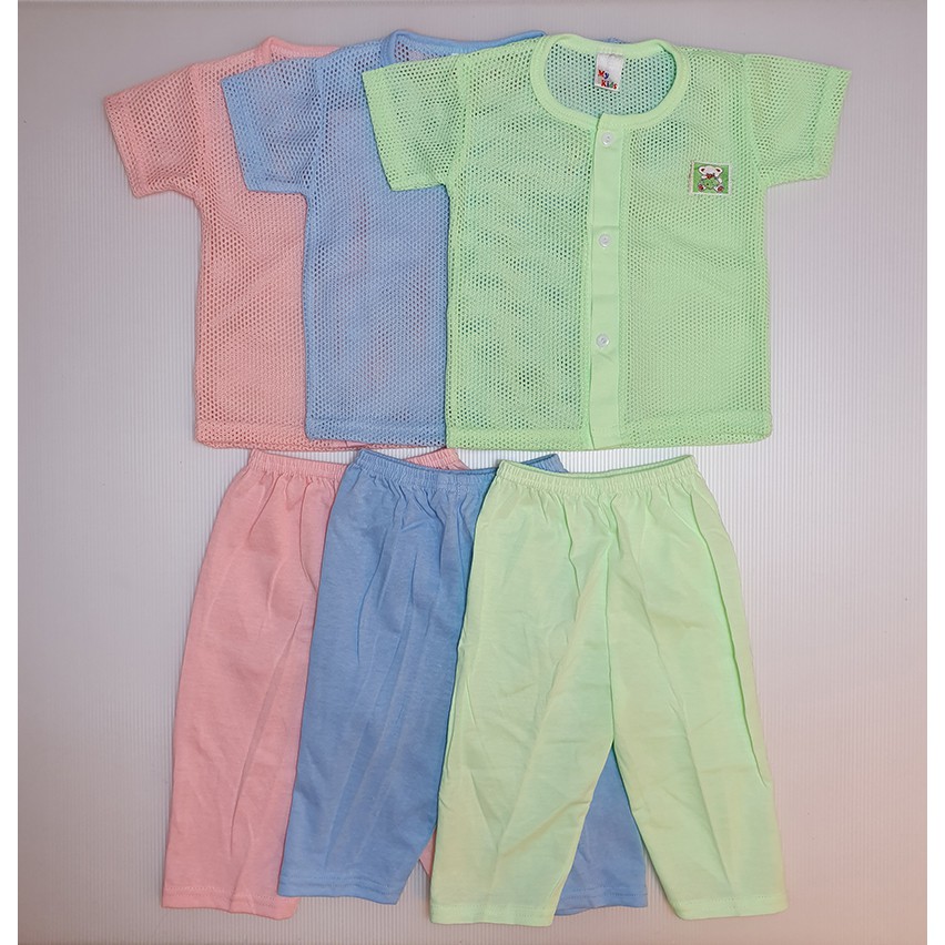 Baby Boy Eyelet Set Summer Singlet 6 - 16mths - JK Kids | Shopee Malaysia