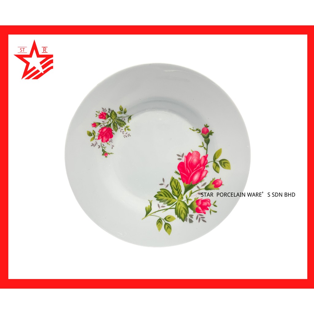 Melamine FLAT PLATE 平盘PINGGAN MELAMINE | Shopee Malaysia