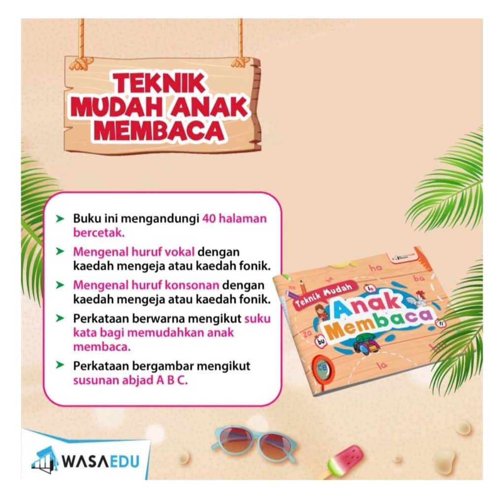Teknik Mudah Anak Membaca Teknik Mudah Membaca Kaedah Fonik Kaedah ...