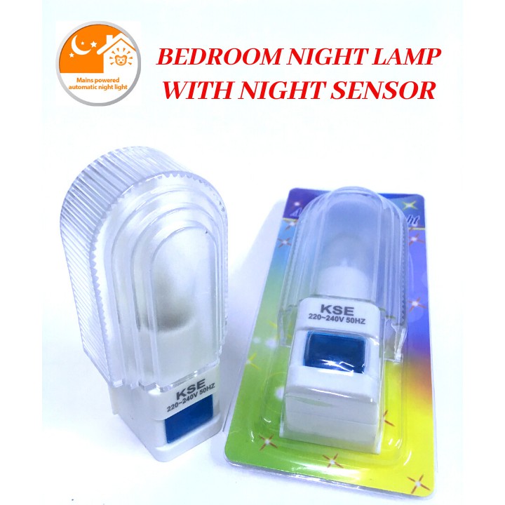 Bedroom Night Lamp with Sensor / Auto Sensor Night Lamp / Lampu Bilik ...